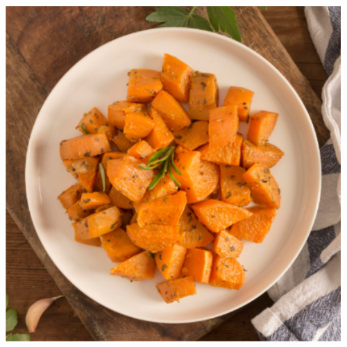 Organic Butternut Freshcut Cubes – 500g – Local Fresh Co